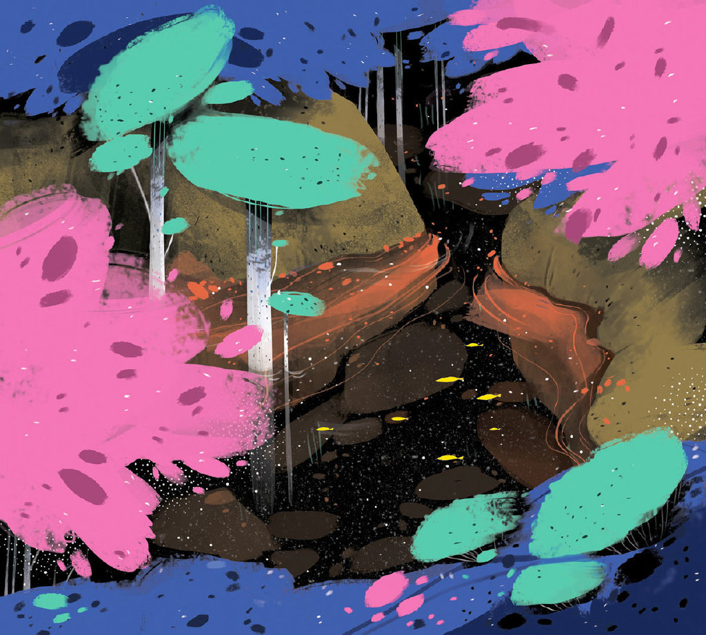 越南插画师 Xuan Le 的绘画作品