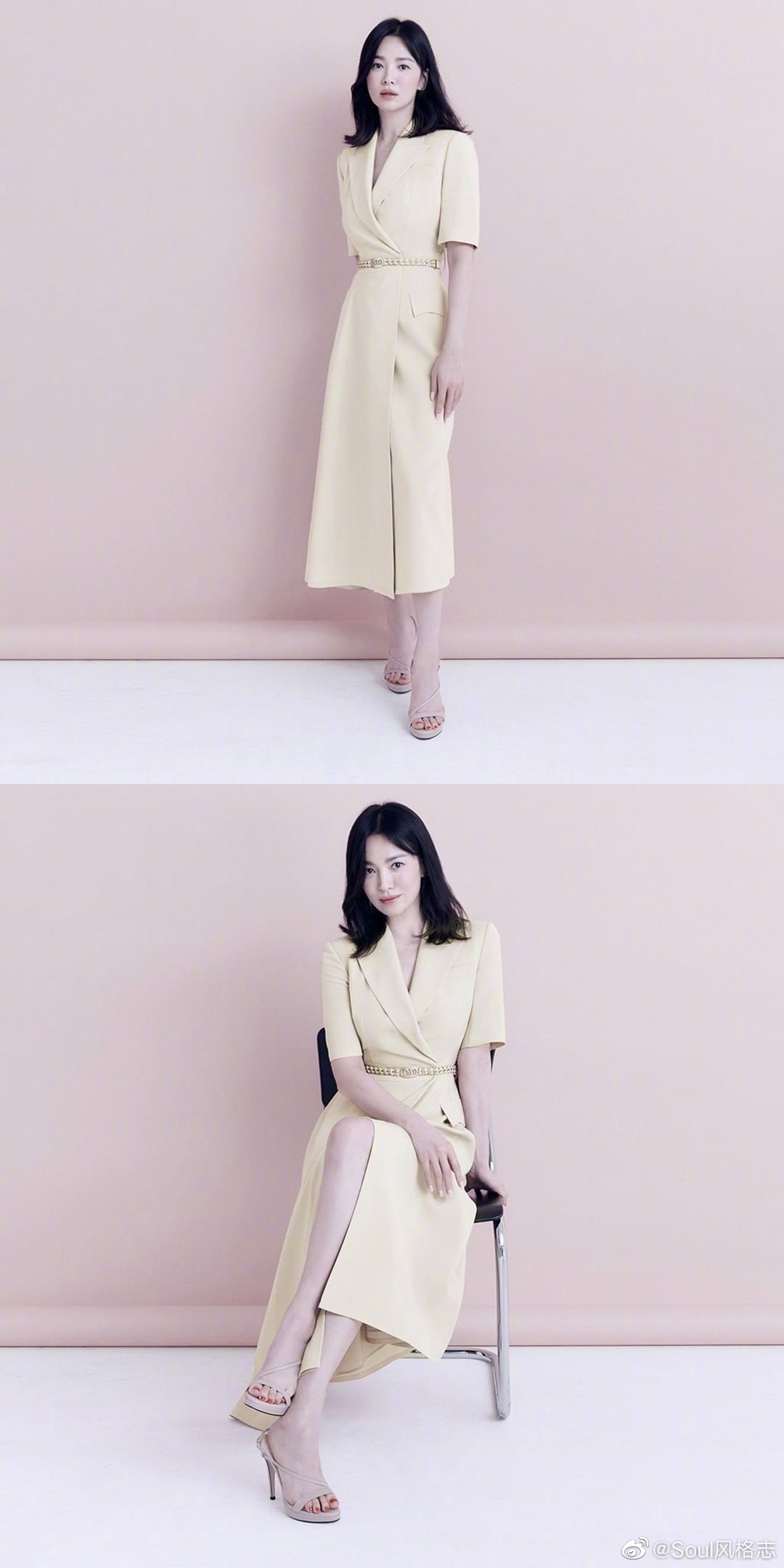 宋慧乔X MICHAA最新画报 多彩又优雅的浅色系着装……__财经头条