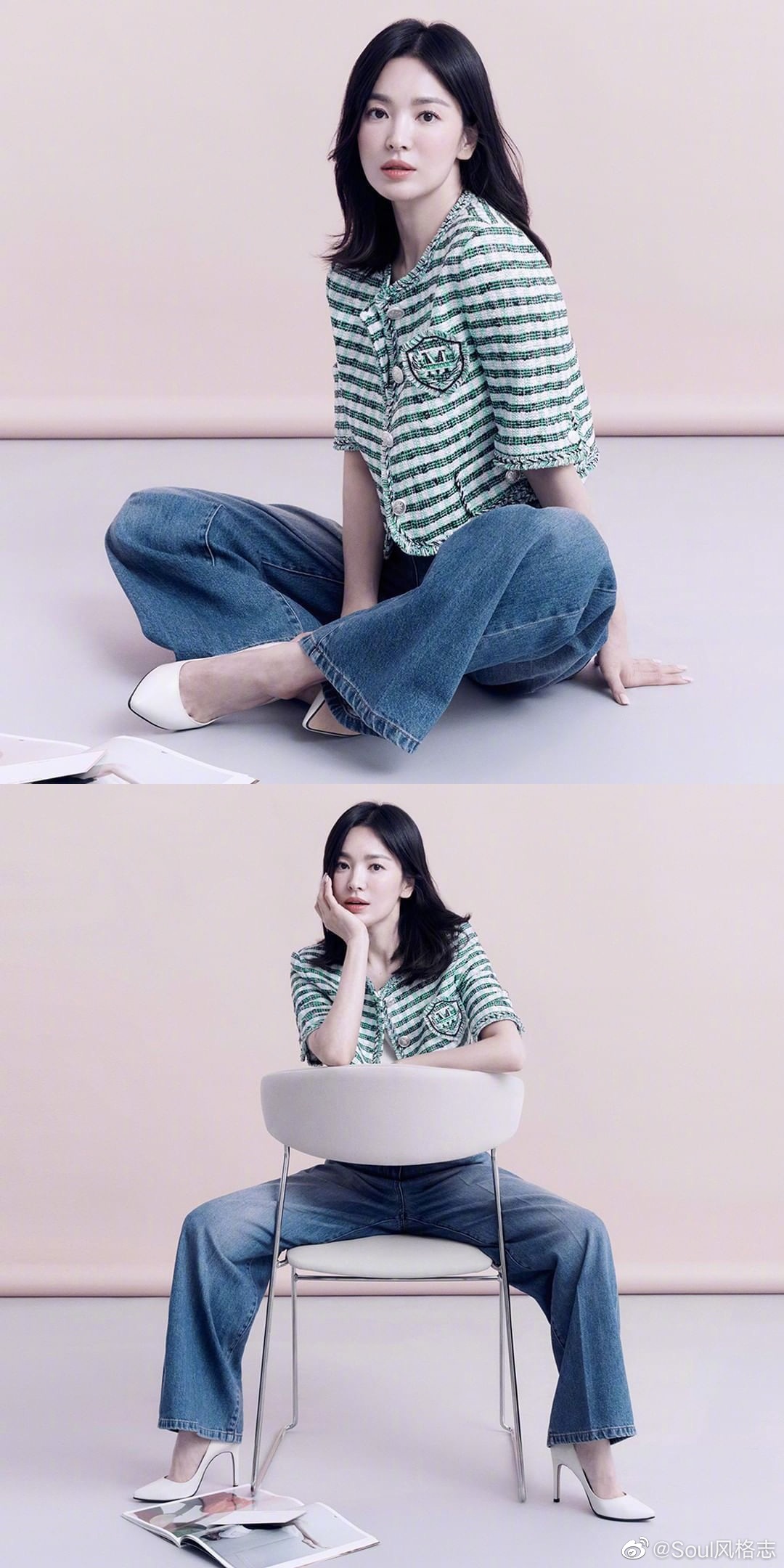 宋慧乔X MICHAA最新画报 多彩又优雅的浅色系着装……__财经头条