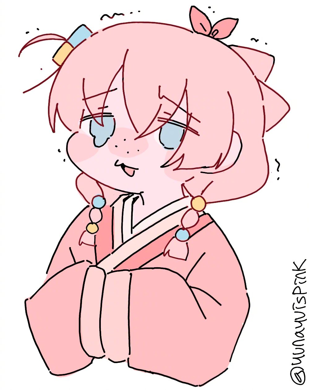 yunayu老师画的波奇酱一整个给我萌晕了 x：yunayuispink|波奇|老师_新浪新闻