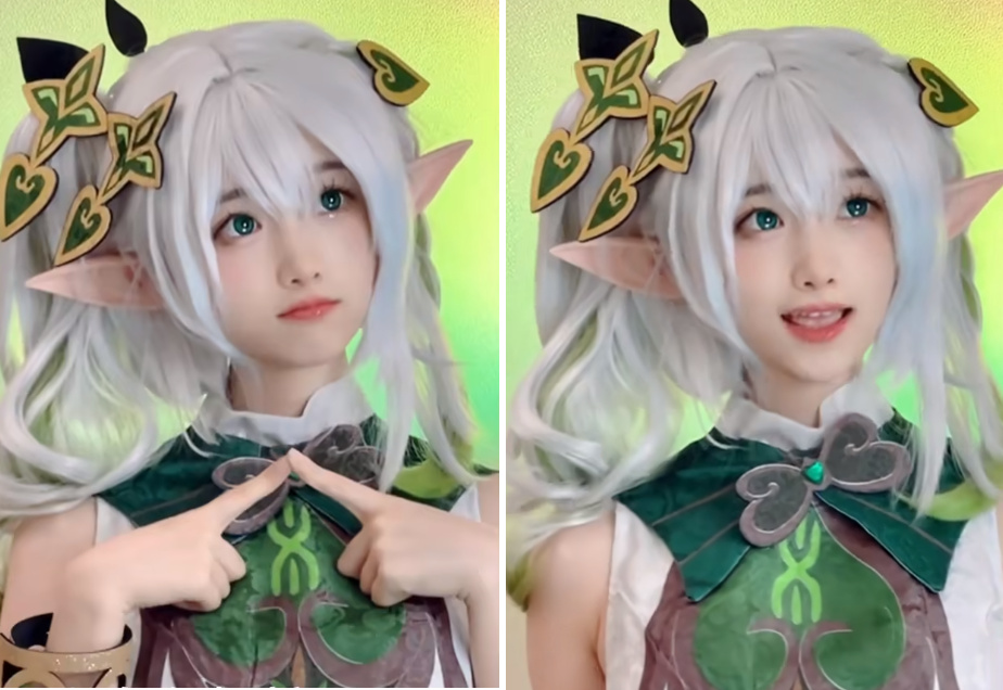 原神草神成二次元萌妹最爱，COS难度超大，身高超过150都不合格？|二次元|身高|兔头_新浪新闻