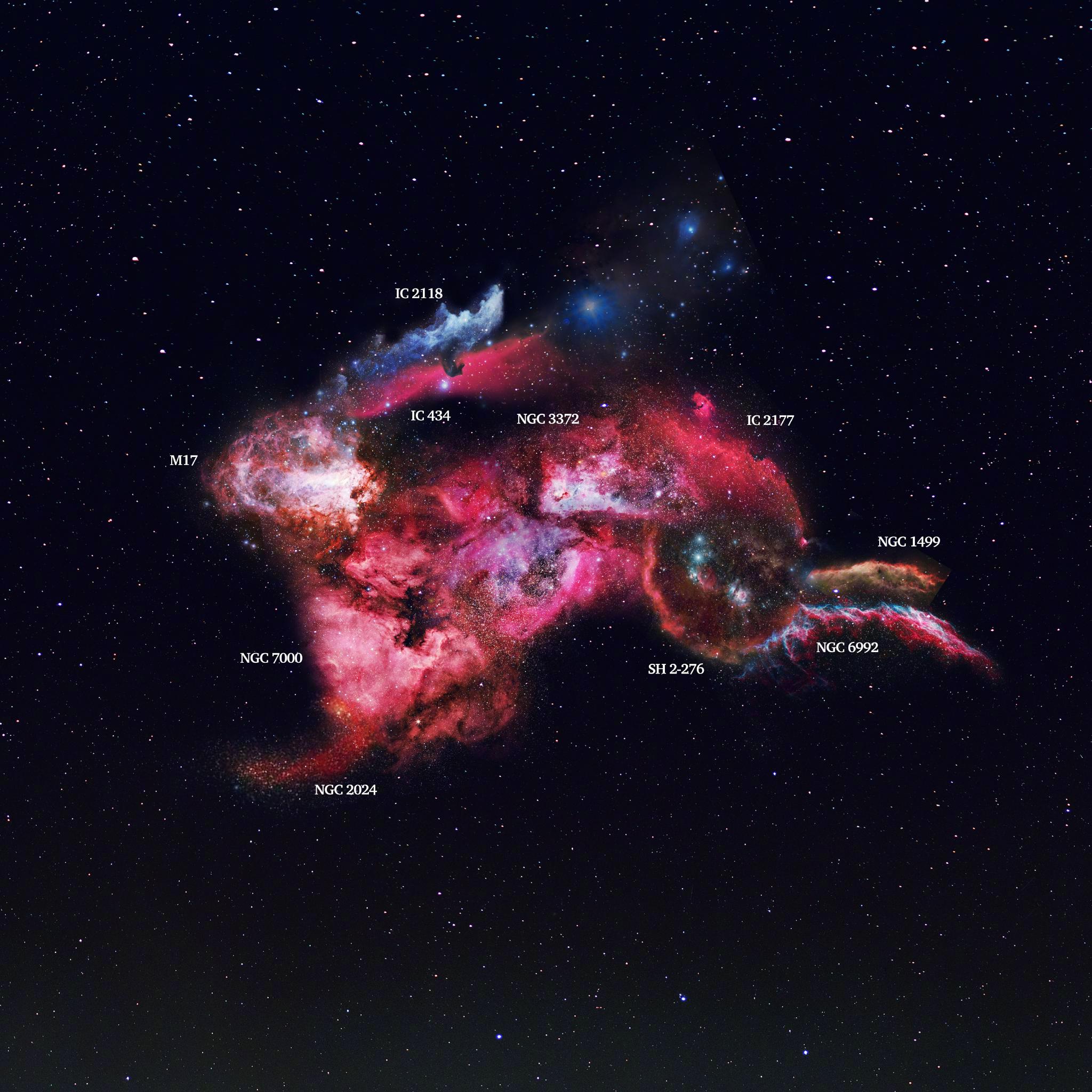 一张星云兔，祝兔年大吉……|星云|发射星云|巴纳德_新浪新闻