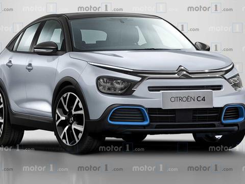 新雪铁龙C4 Cactus假想图曝光，设计风格与老款车型截然不同-新浪汽车