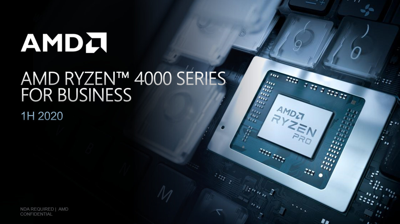 满足商用PC全场景需求 AMD 锐龙 PRO 4000系列移动处理器上市