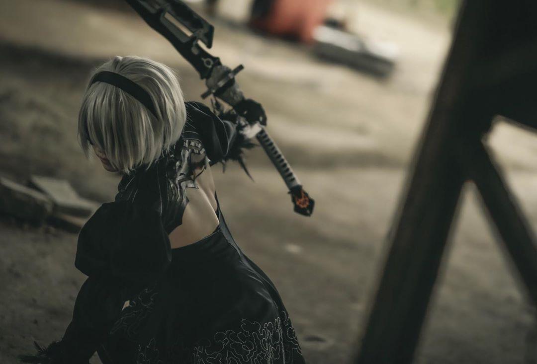 尼尔：机械纪元 2B by：puutin_cos|机械纪元|尼尔_新浪新闻