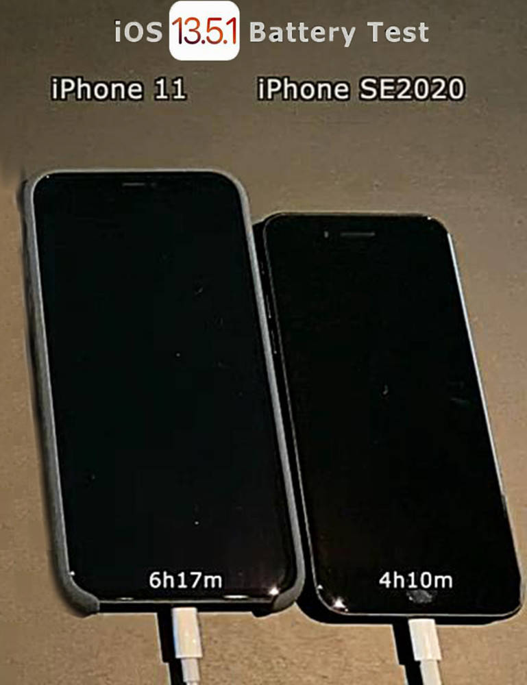 新iPhoneSE与iPhone11运行iOS14续航测试：续航有提升__财经头条