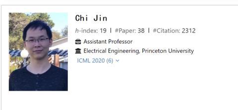 ICML 2020 那些不容忽视的高产华人学者|论文|华人|杨卓然_新浪新闻