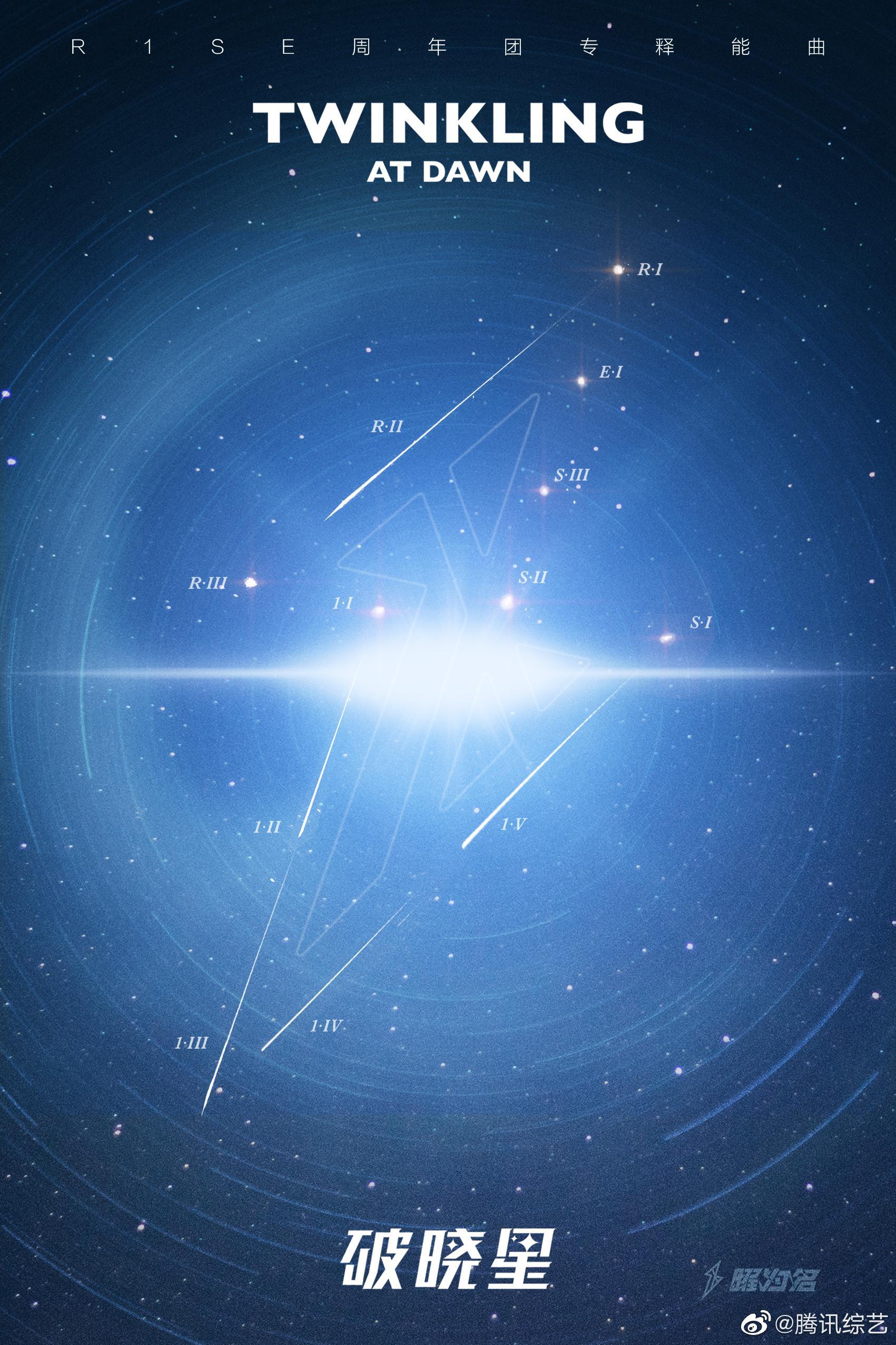 以12颗星接连成R1SE的专属⚡标志……|R1SE|破晓星|破晓_新浪新闻