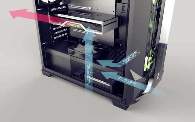 安钛克DF600 FLUX开箱，独特风道设计，外观霸气且性价比高__财经头条