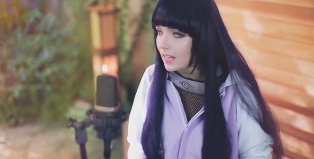 彩虹小马：紫悦扮人样，宛如日向雏田，紫色的动漫少女都惹人喜欢