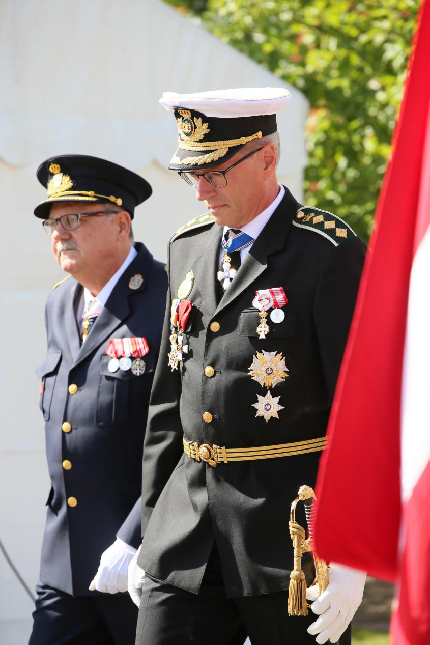 2020年丹麦国旗日，丹麦王储夫妇、首相等出席庆祝活动