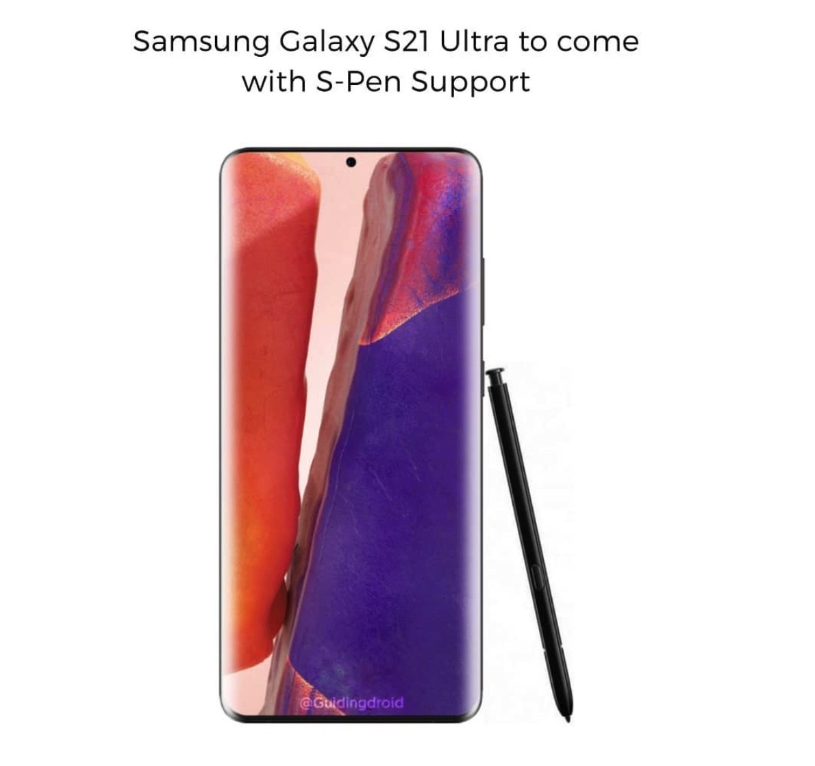 三星Galaxy S21最新渲染图：首配S Pen，可取代Note了！__财经头条
