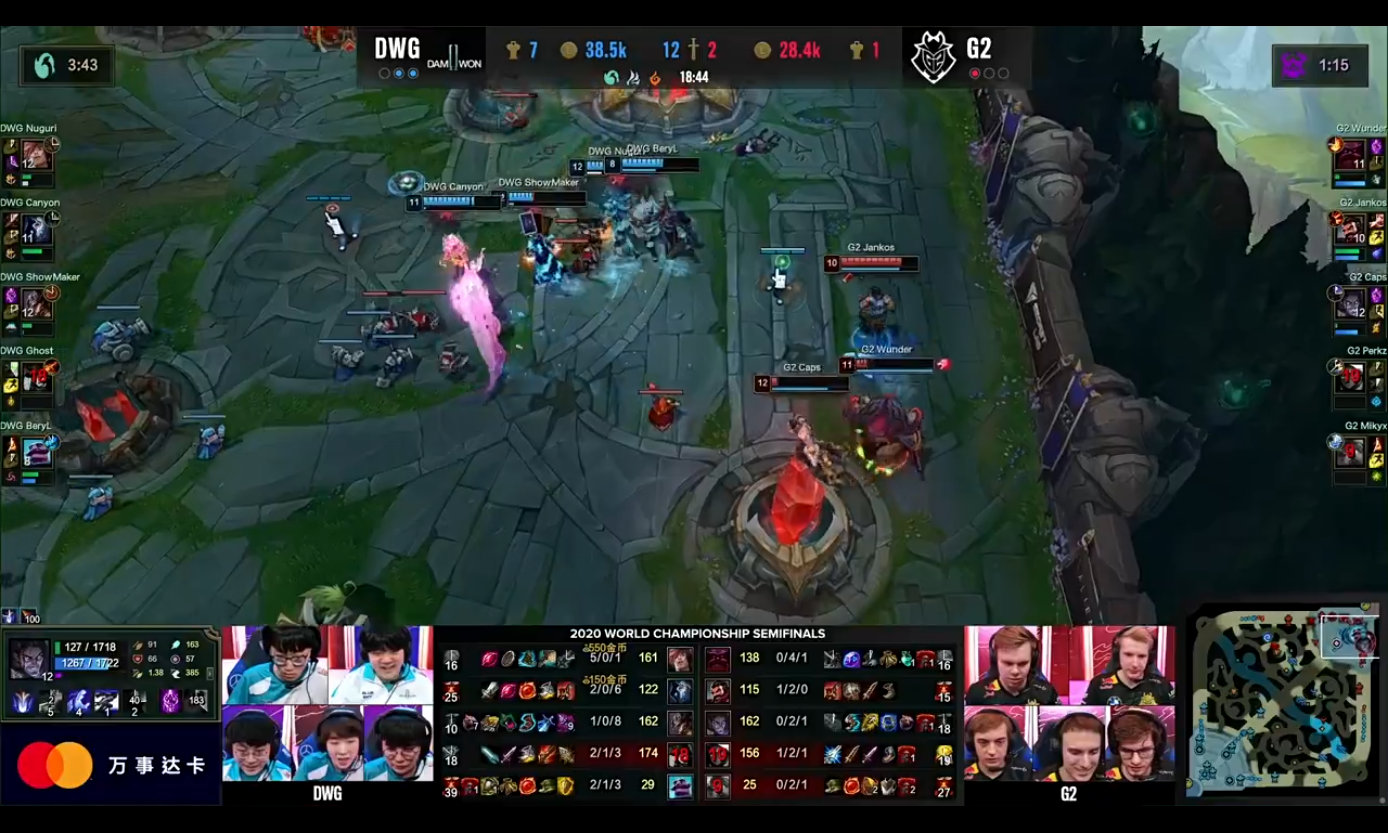 DWG成功复仇G2晋级S10决赛，将与LPL战队争夺冠军|lck|dwg|lpl_新浪科技_新浪网