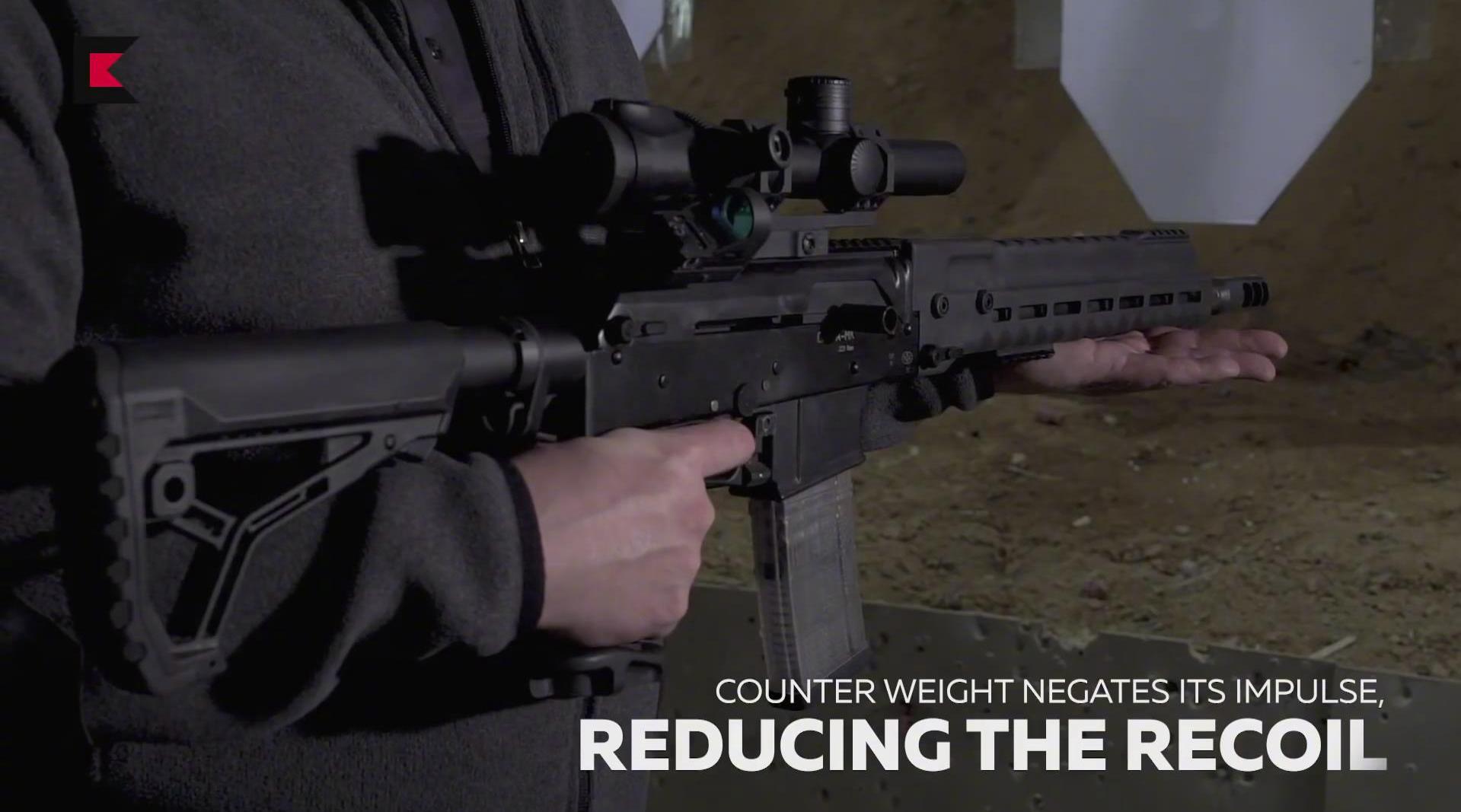 带有平衡后座力系统SR-1步枪_新浪新闻