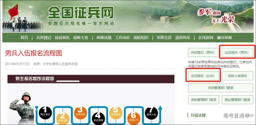 2020下半年大学生征兵报名开始！兵役登记这样填！附报名流程和体检标准|体检|疾病_新浪新闻