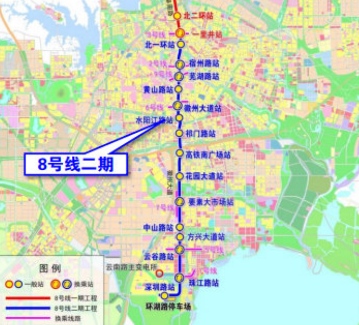 重磅！地铁8号线新增站点！共10个换乘站，拆迁5563㎡民房！__财经头条