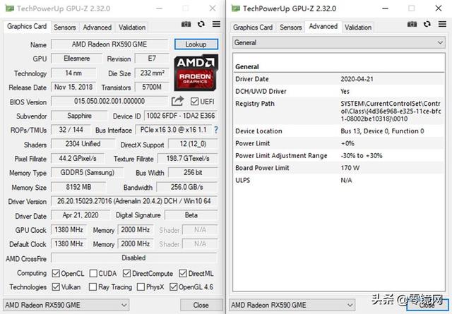千元级显卡新选择，蓝宝石RX 590GME超白金极光特别版实测__财经头条