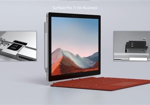 终于能换硬盘了！微软发布Surface Pro 7+新品__财经头条