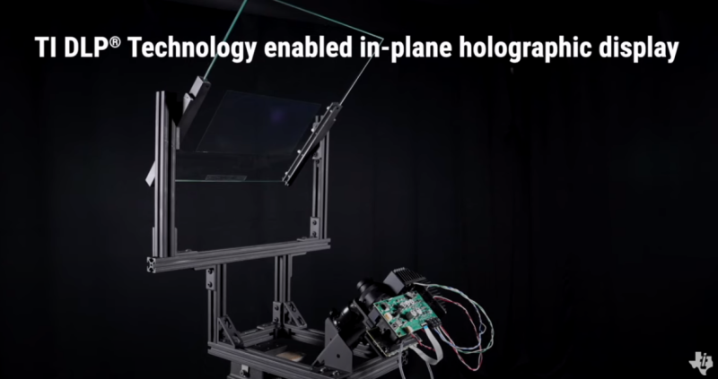 CES 2021：TI展示15°x5°视场角离轴DLP投影AR HUD方案