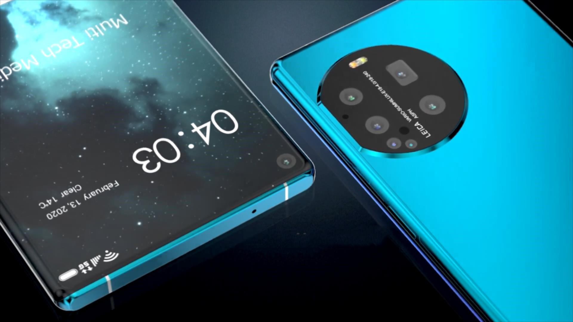 华为P50Pro渲染图，天狗吃月6镜头，我看iPhone12能放弃了__财经头条