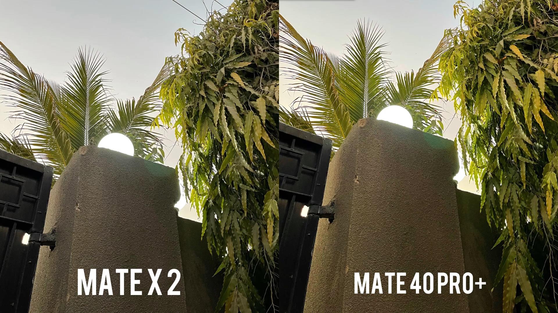 超感5000万镜头谁更强？华为MateX2/华为Mate40Pro+拍照对比__财经头条