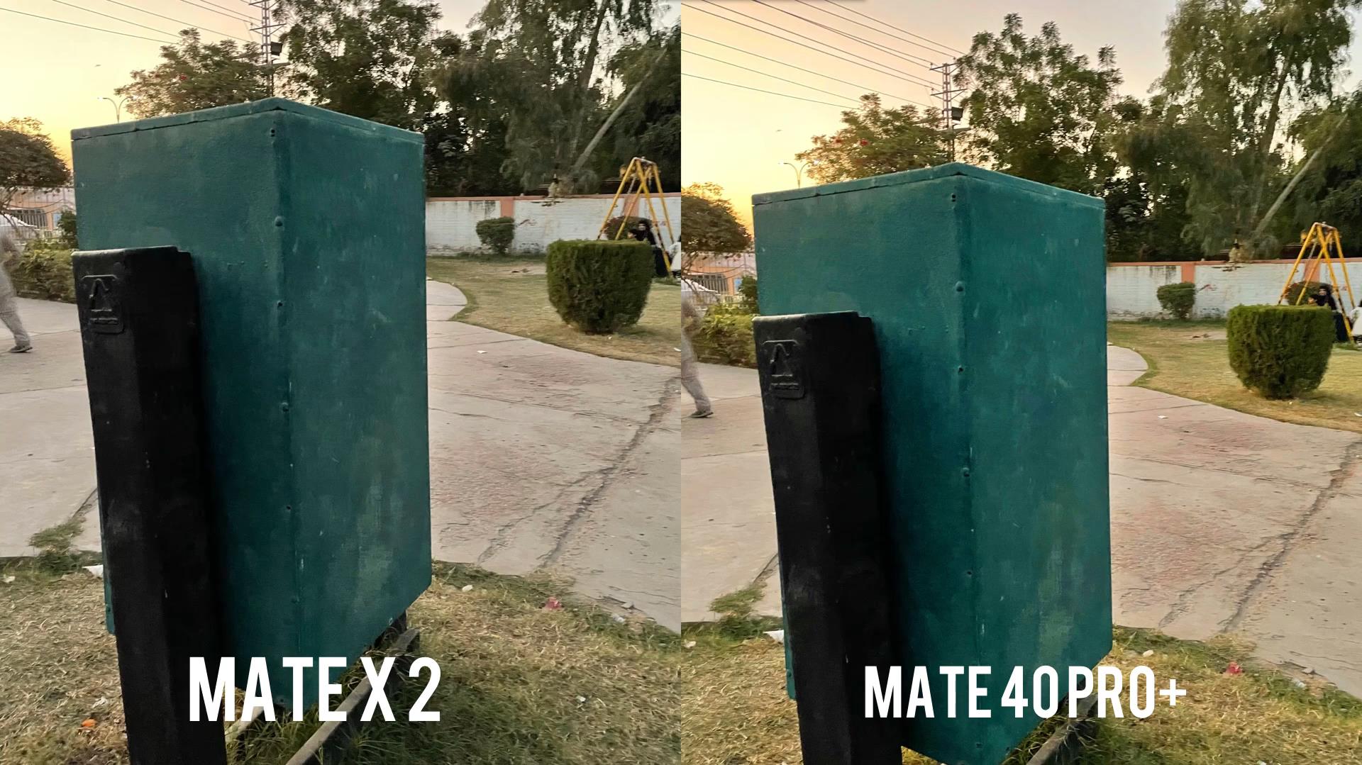 超感5000万镜头谁更强？华为MateX2/华为Mate40Pro+拍照对比__财经头条