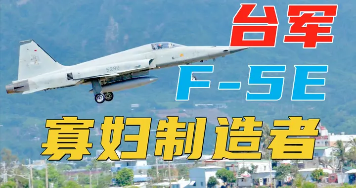 F-5E成了新一代“寡妇制造者”，还能坚持到2025年吗？|F-5E|台空军|飞行员_新浪新闻