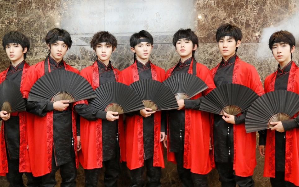 男团七少年质疑中成长，TF第二代粘贴出道，能成顶流男团？