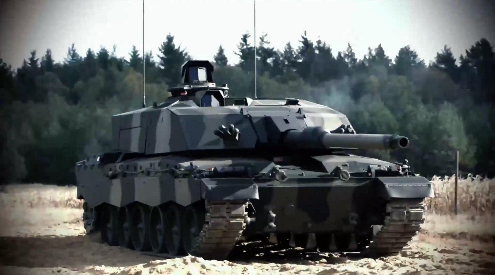 挑战者的新剑——英国挑战者2主战坦克120滑膛炮宣传片！_新浪新闻