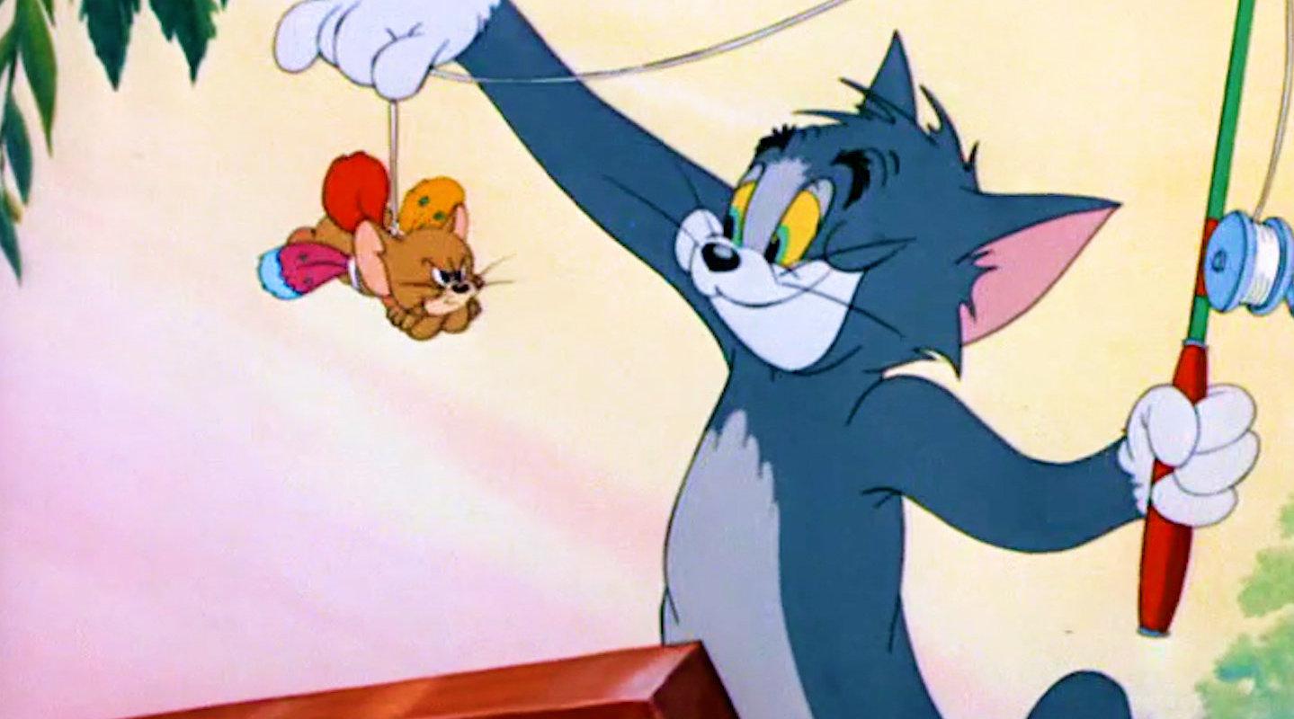 童年记忆《Tom and Jerry》片段：Tom 为了钓鱼，把Jerry当鱼饵……_新浪新闻