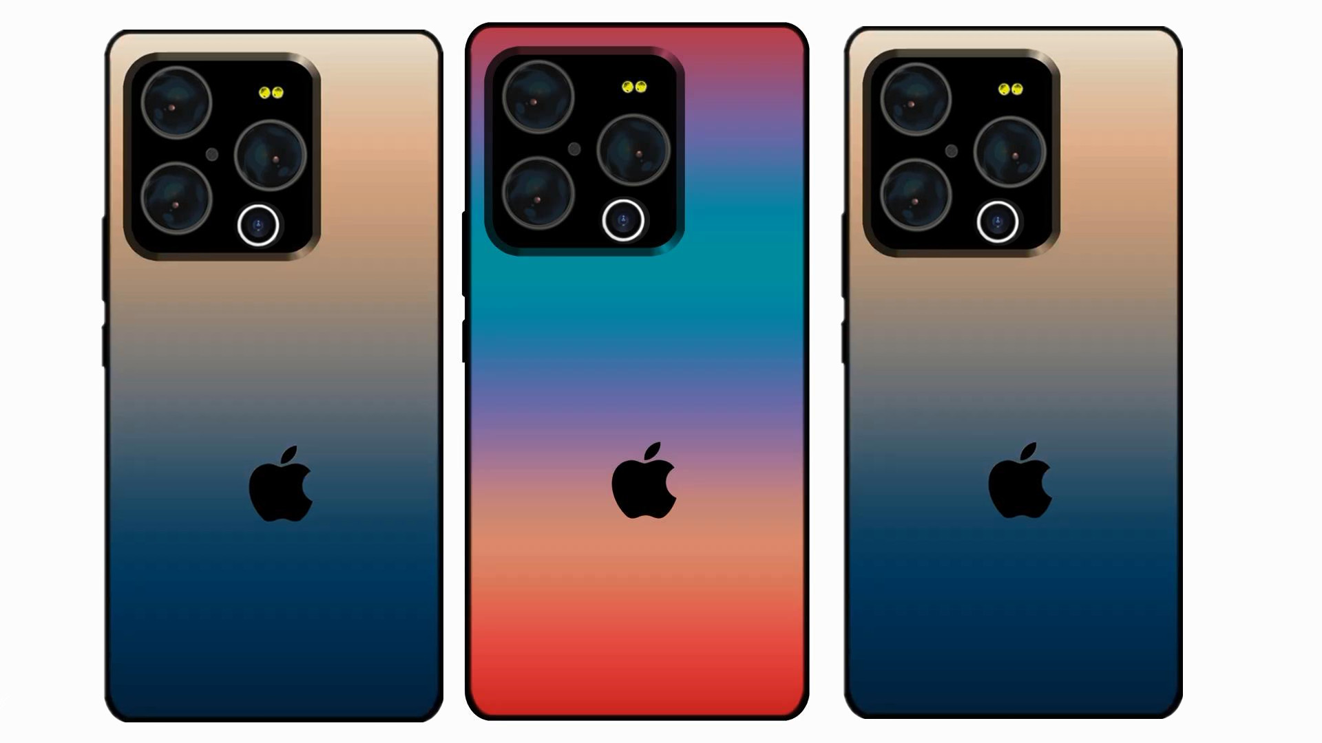 iPhone13Pro渲染图：5000万主摄配微刘海，梦幻色机身有55W快充__财经头条