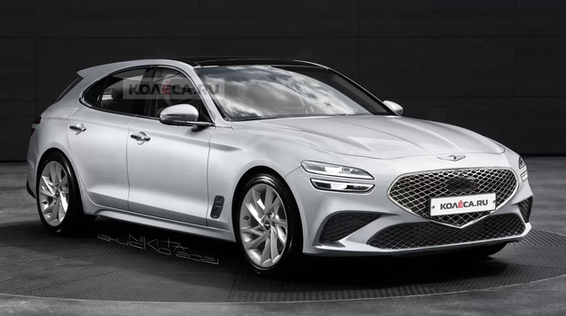 捷尼赛思G70猎装渲染图 或将率先登陆欧洲市场