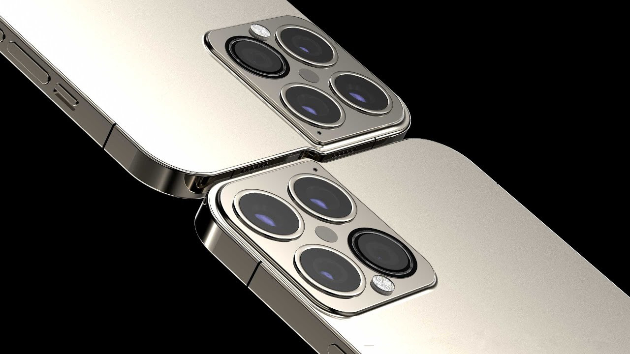 iPhone13Pro渲染图：偏刘海配钛合金中框，5000万主摄有1TB存储__财经头条