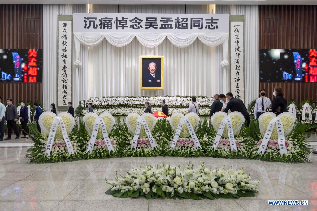Farewell to deceased China's top hepatobiliary surgeon Wu Mengchao_手机新浪网