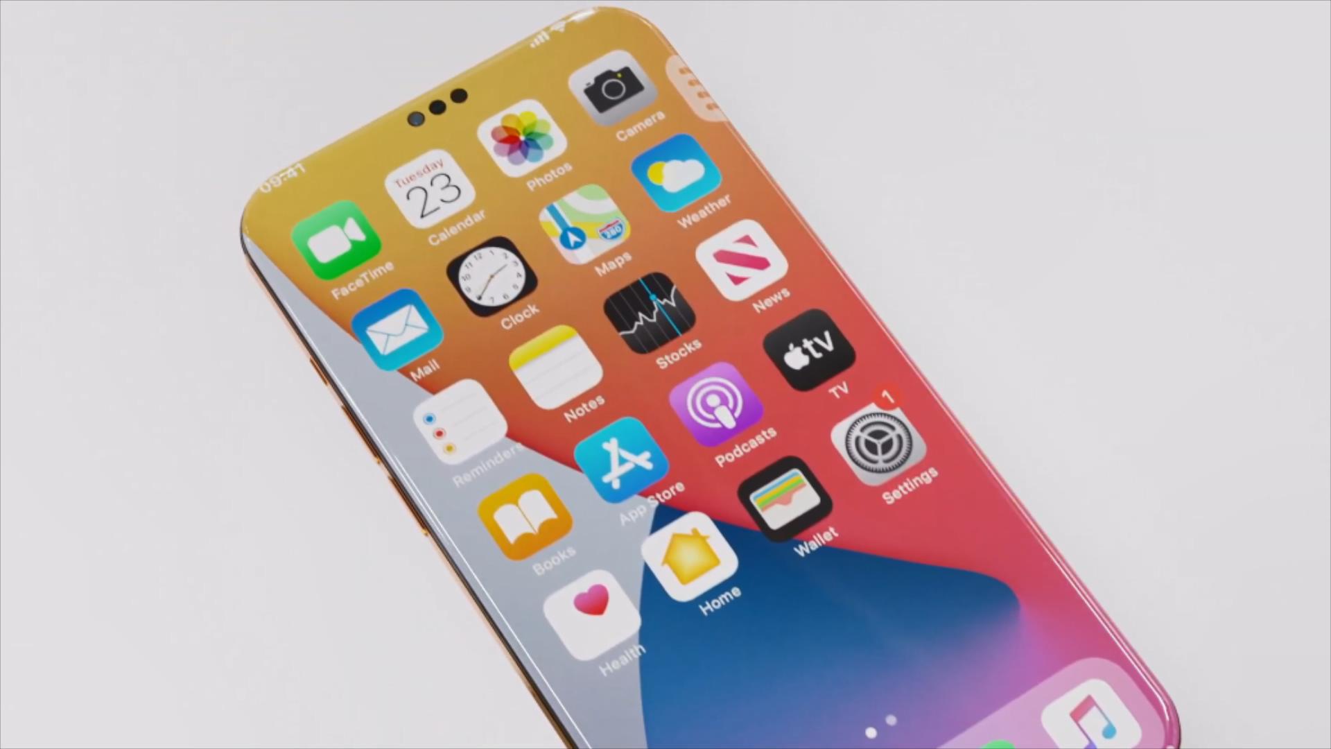 iPhone13Pro渲染图：LTPO屏配三打孔，后置四镜头不按套路出牌__财经头条