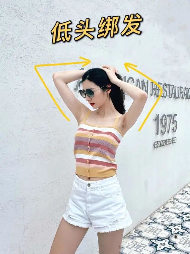 8款半身照拍照姿势，一看就会，简单实用，拍照又好看|姿势|自然|头发_新浪新闻