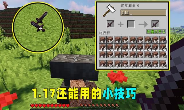 我的世界：岩浆逃生、落地接猪,聊聊1.17版本还能用的小技巧|岩浆|铁砧|逃生_新浪新闻