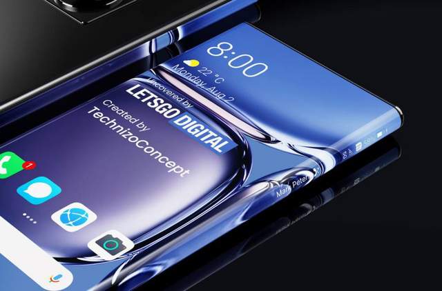 华为Mate50概念图：弧面屏+5000毫安+1亿主摄，全面取消实体按键__财经头条