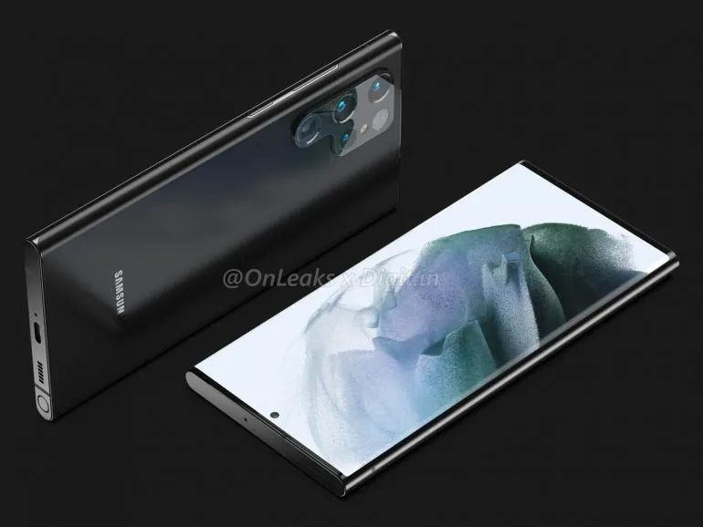 【旗舰】三星S22Ultra最新渲染图 融合Note系列集成SPen？__财经头条