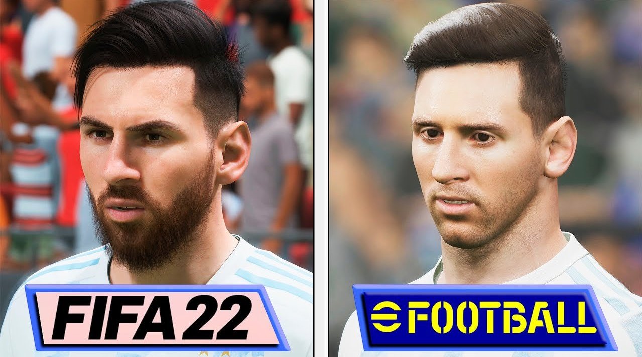 两个经典足球游戏系列新作《FIFA 22》和《eFootball 2022》_新浪新闻
