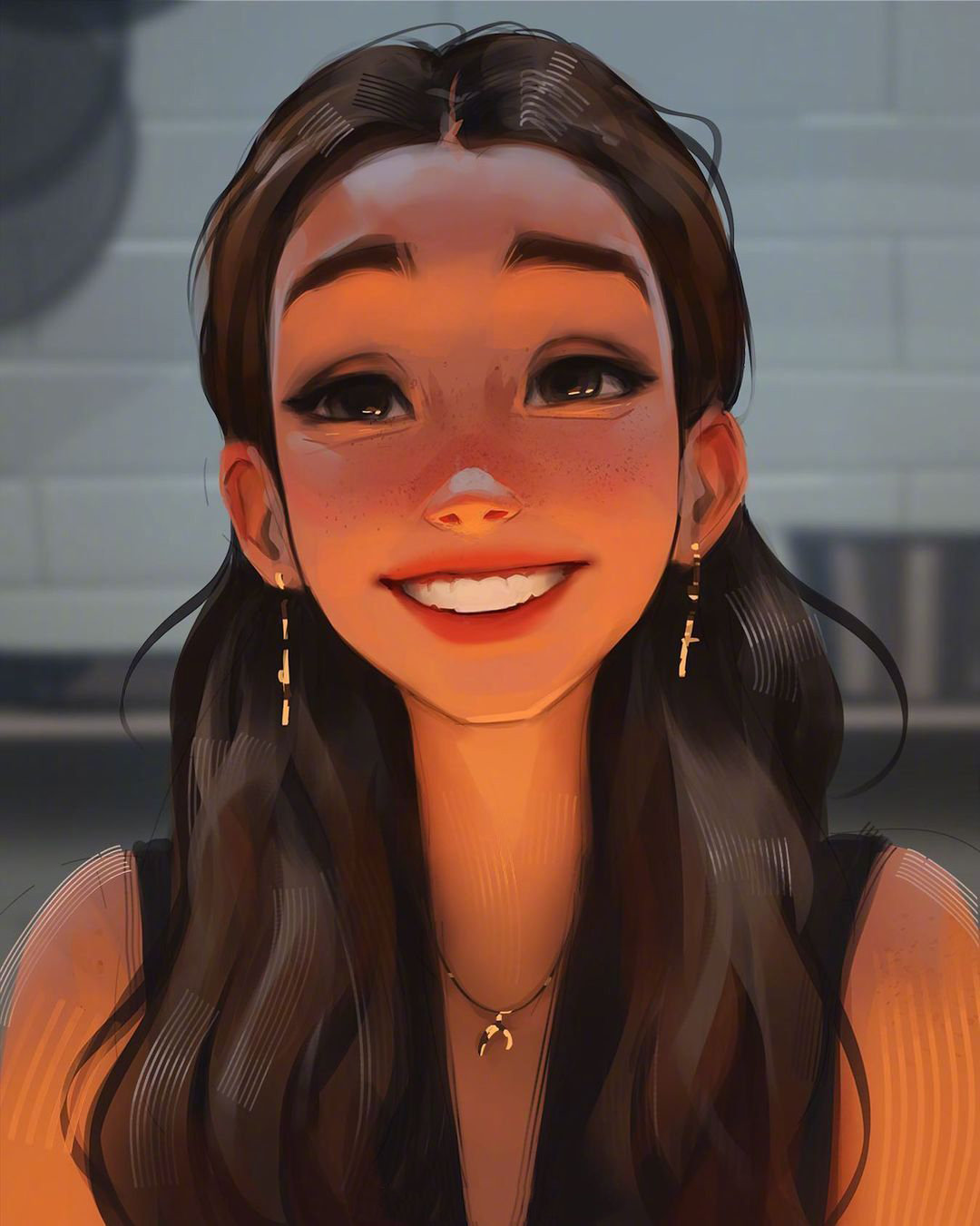 画师samdoesarts的作品，风格甜美|插画_新浪新闻