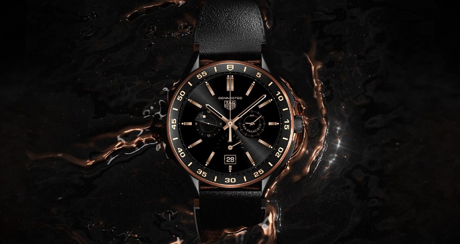 奢华智能腕表耀世而来: 泰格豪雅CONNECTED智能腕表耀黑版