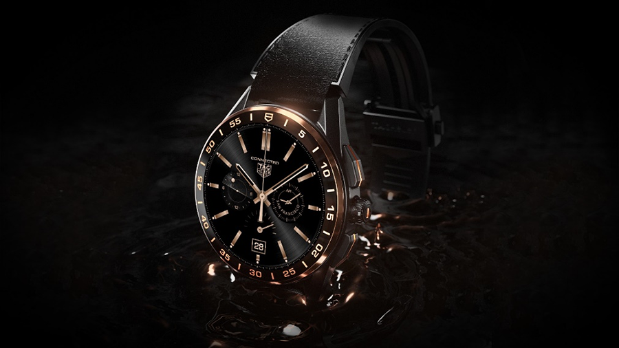 奢华智能腕表耀世而来: 泰格豪雅CONNECTED智能腕表耀黑版