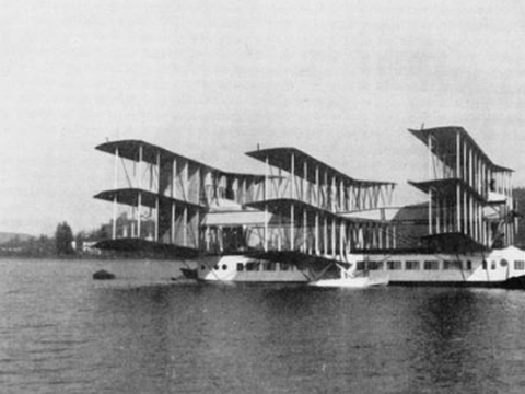 令人惊艳的飞行器卡普罗尼Ca.60|卡普罗尼|机翼|马焦雷湖_新浪新闻