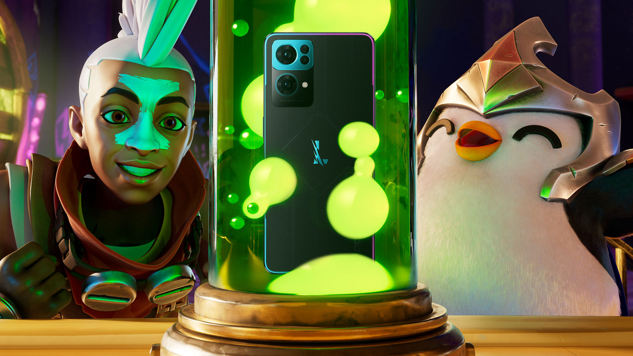 Reno7 Pro英雄联盟手游限定版：不止红蓝惊艳，细节定制很金克丝__财经头条