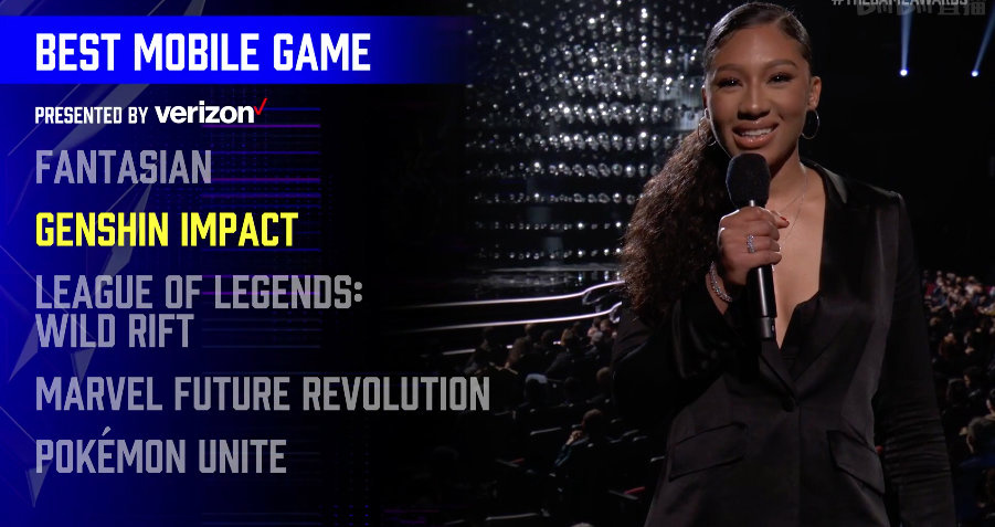 《原神》获“TGA 2021 最佳移动游戏”奖项，为玩家送上1600 原石__财经头条