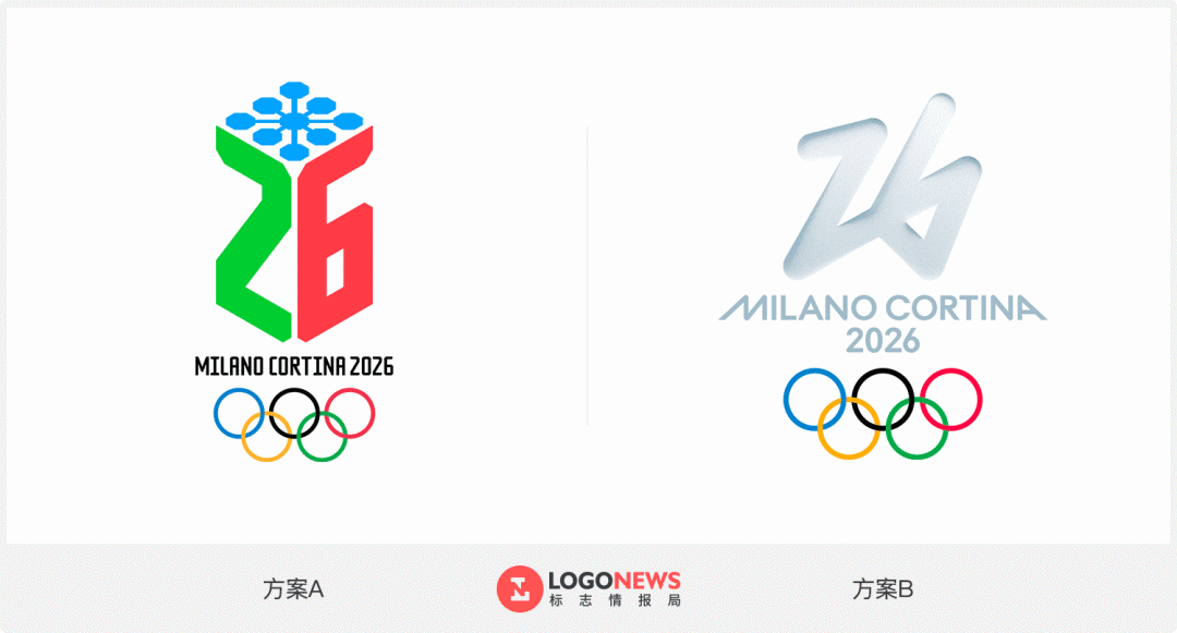 米兰冬奥会会徽二选一，你pick哪个？|意大利|冬奥会|米兰_新浪新闻