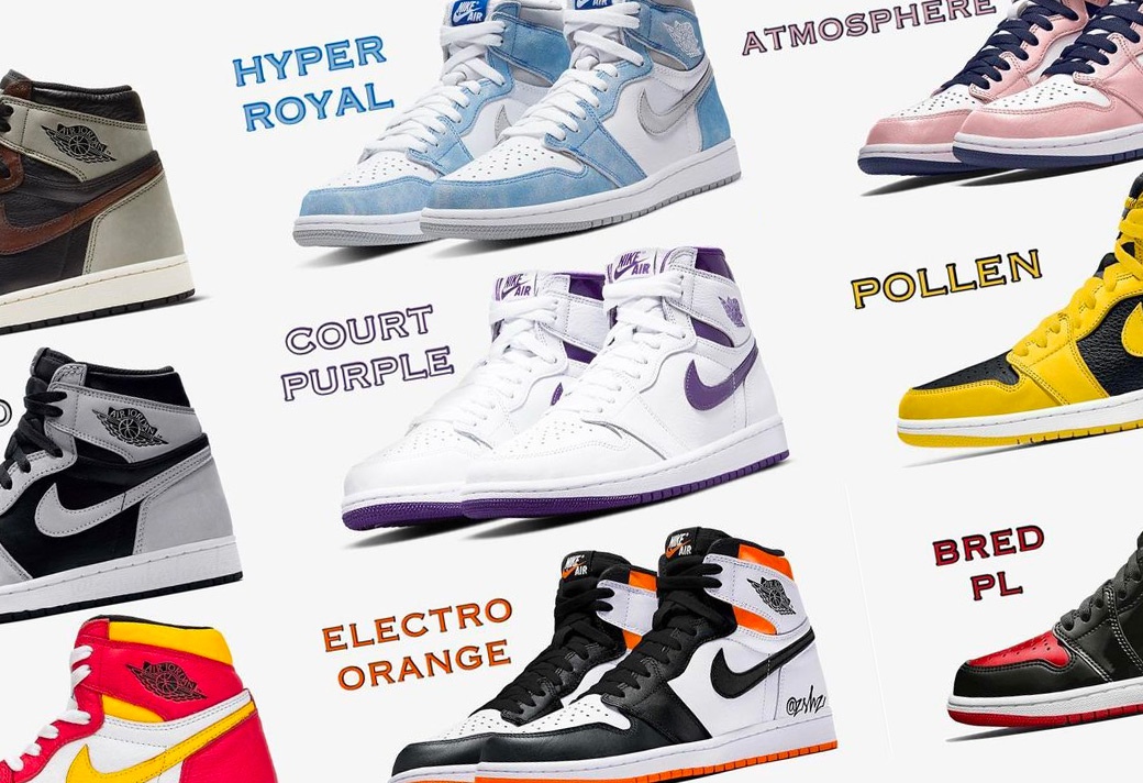 一图看懂！今年至少还有 13 双 AJ1 新配色！你最想要哪双？|Air Jordan_新浪新闻