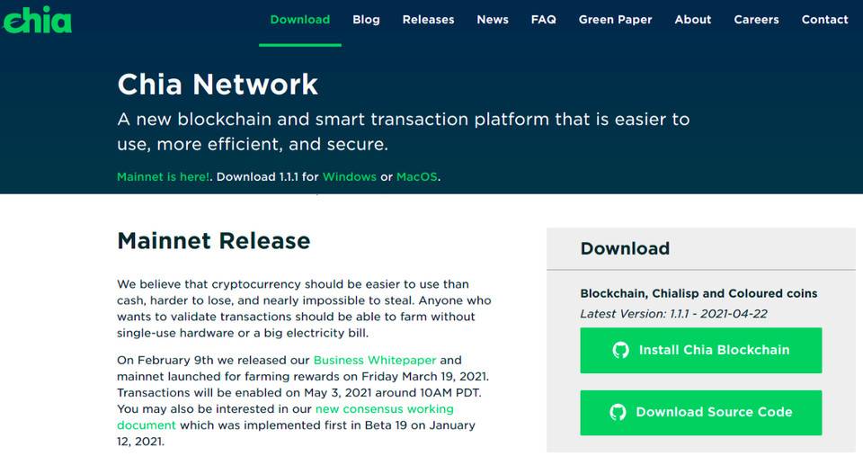 Chia 凭什么与比特币进行绿色 battle?__财经头条