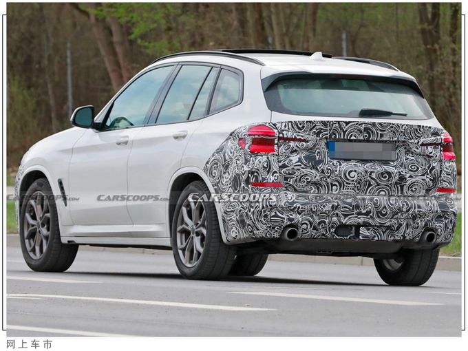 前脸升级更运动！宝马中期改款X3曝光！年内亮相，搭2.0T+8AT-新浪汽车